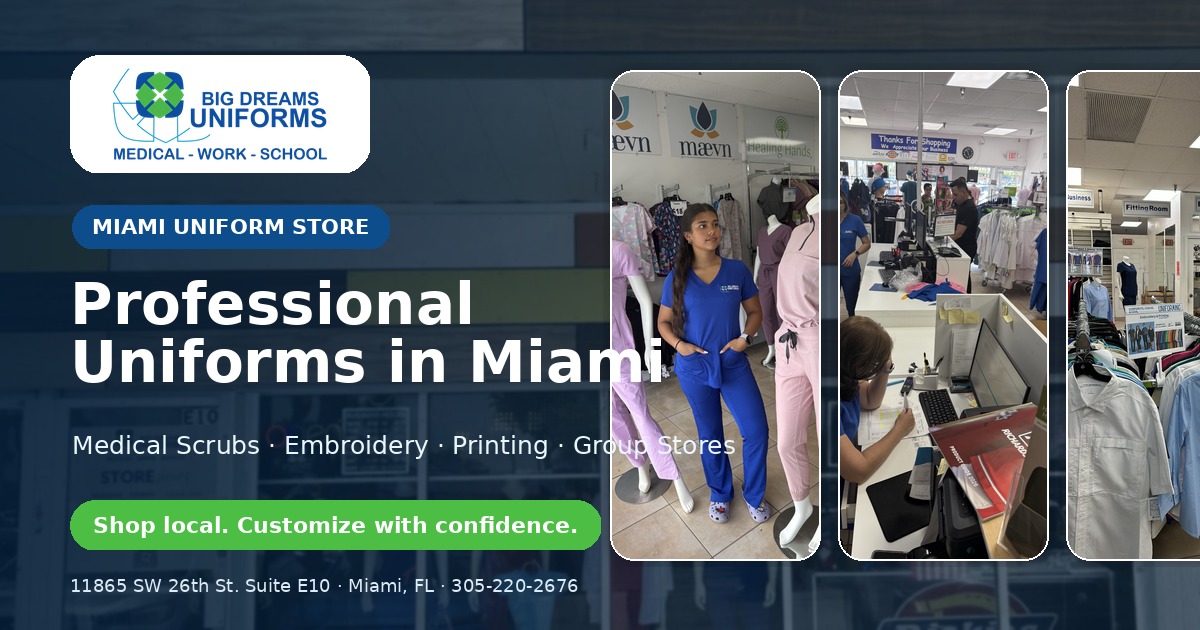 School Uniform Catalog in Miami | Big Dreams Uniforms